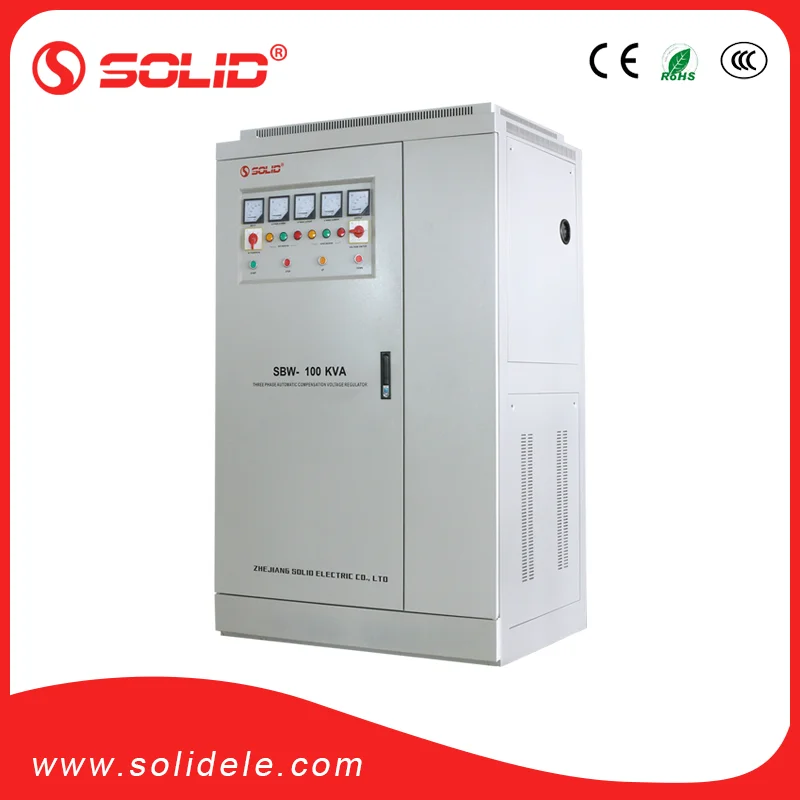 Servo Type Voltage Regulator 100kva 120 Kva 150kva Ac 380v 440v Three ...
