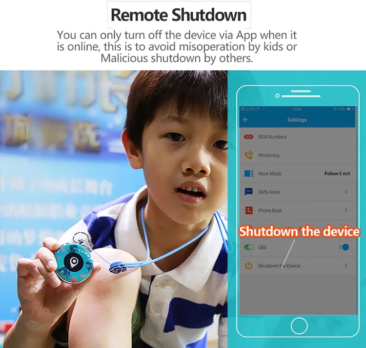 Sentar Smart Mini Gps Tracker Round Type Tracking Device Clock Tracker ...