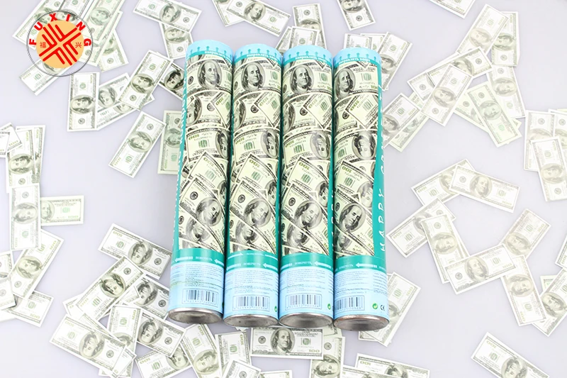 Dollar Party Popper/metallic Foil Confetti Popper - Buy Party Popper ...