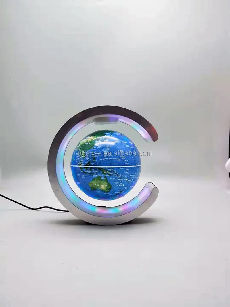 Floating Magnetic Levitation Rotating Floating Hovering Football Helmet ...