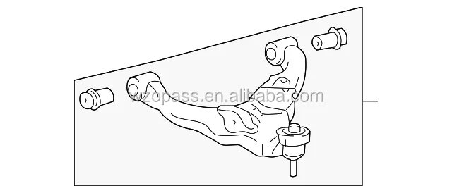 Brazo de control de pista inferior delantera OPASS para Toyota 4-Runner ...