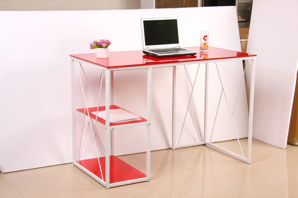 Bureau D'ordinateur En Verre Au Design Moderne,Offre Spéciale,En Acier ...