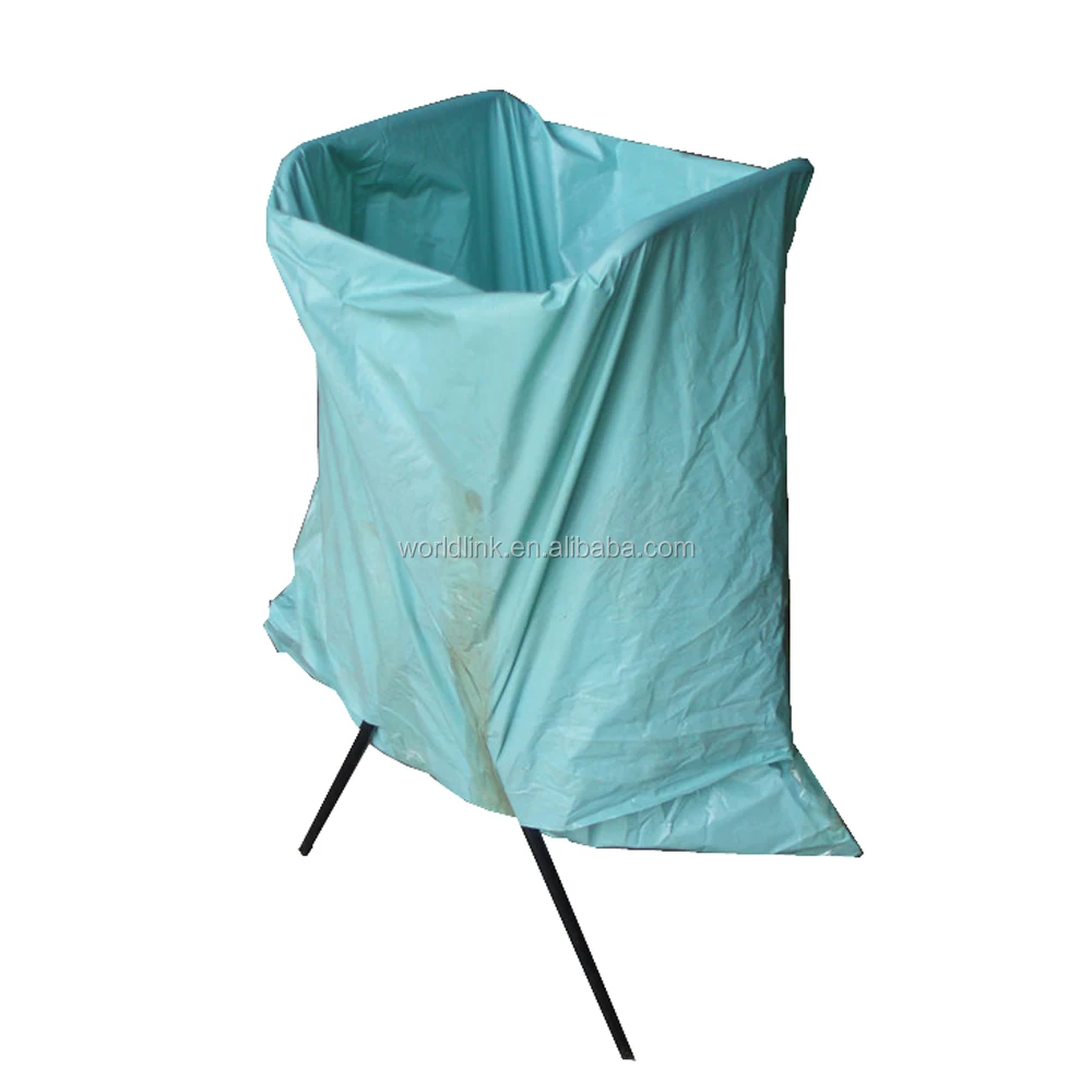 Outdoor Foldable Garbage Bag Trolley - Durable & Convenient