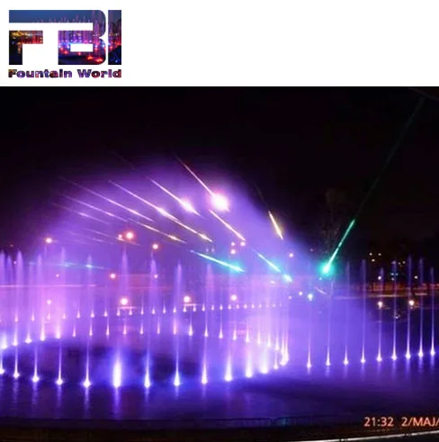 Outdoor Decorative Projection Movie Fountain Water Screen