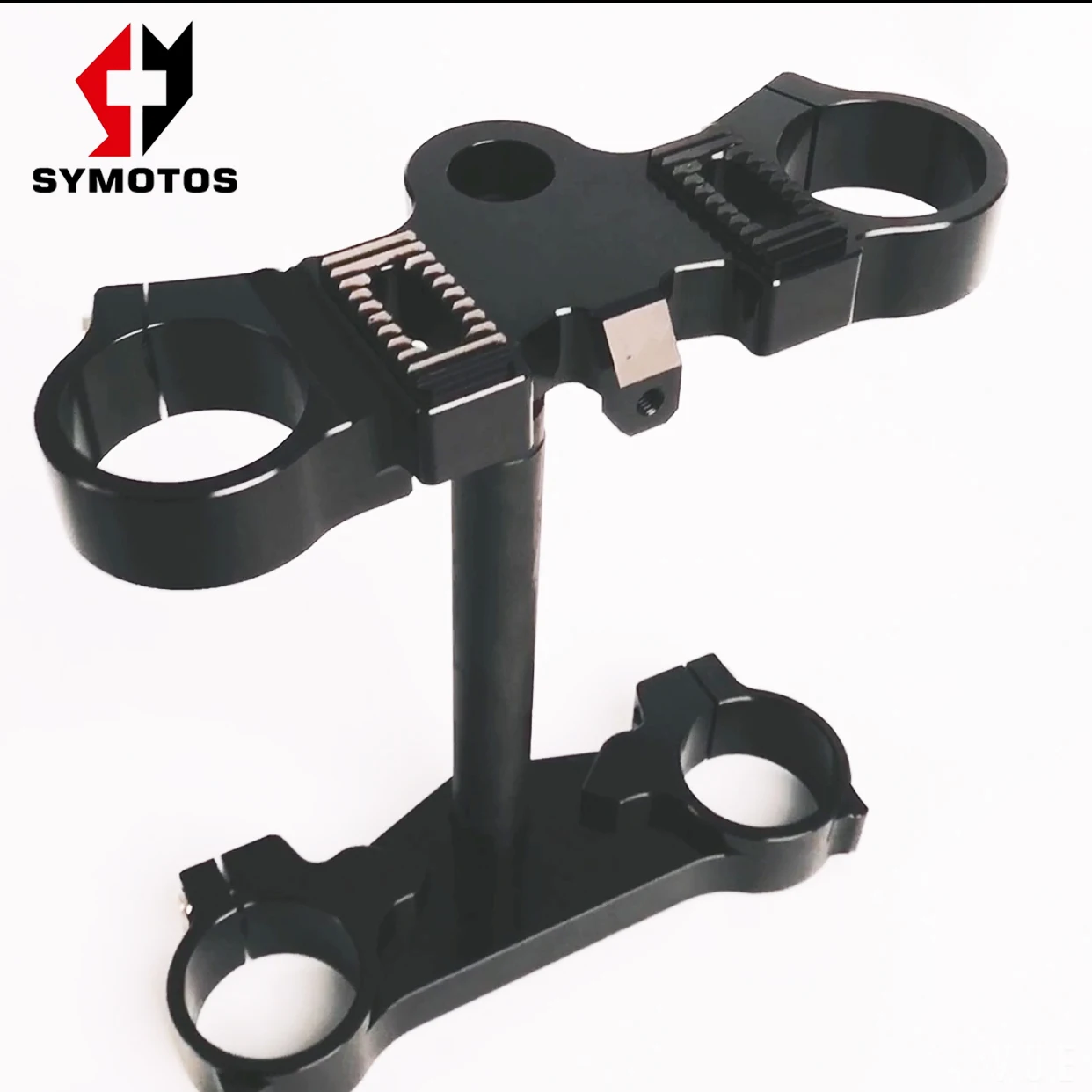 Alloy CNC Triple Tree Clamp Kit Adjustable Steering Kit Handle bar ...