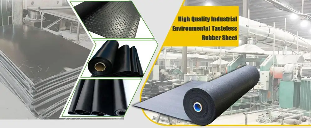 Recycled Reclaimed Tire Rubber Sheet Vulcanized Anti Friction Rubber ...