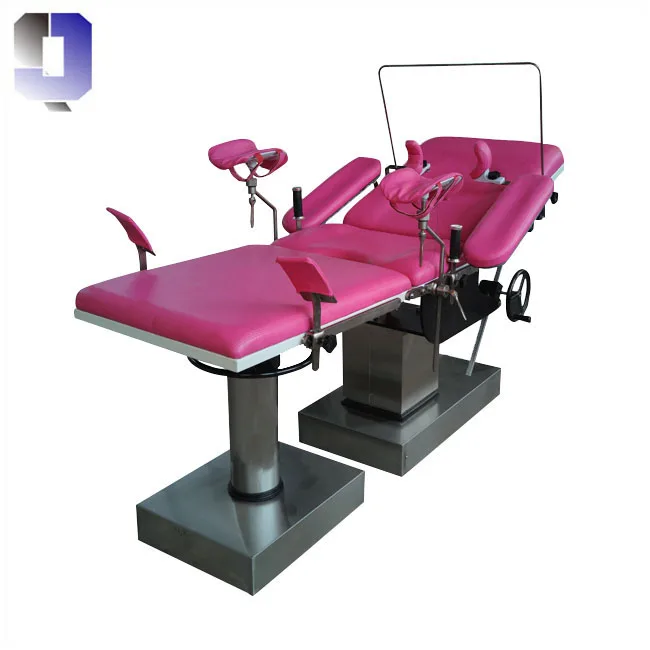 JQ-2002 Stainless Steel Delivery Table - Hydraulic Maternity Bed