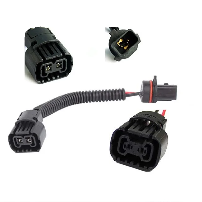 P13W Male to 5202 H16 2504 PSX24W Female Retro Wiring Harness