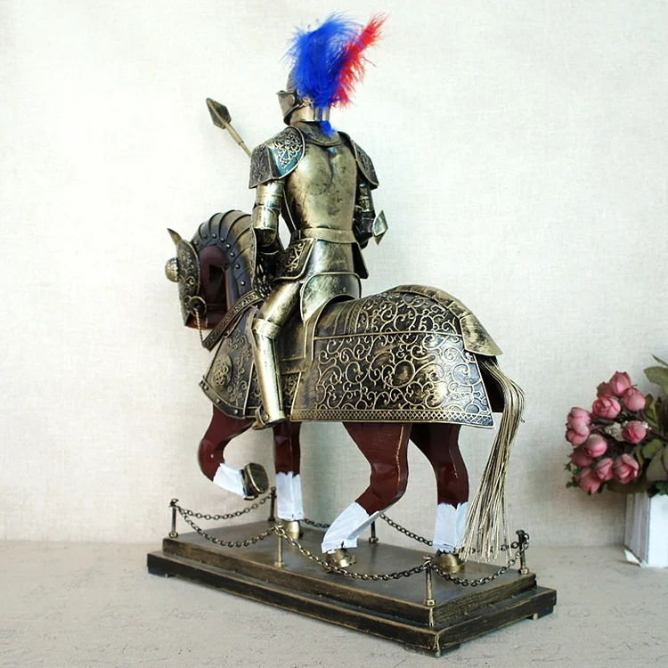 Metal Crafts European Medieval Armor Knight Model Decorations Iron ...