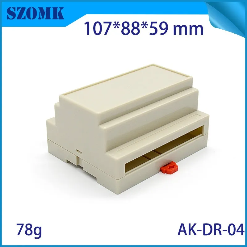 Small Black Plastic Box Din Rail Abs Enclosures Project Junction Box ...