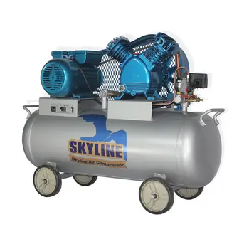 2065 100l 3hp 2.2 Kw Piston Portable Belt Driven Air Compressor China ...