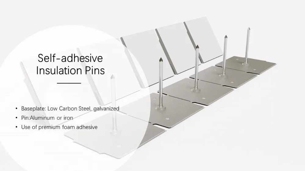 Insulation Hanger Pins - Secure Rock Wool and Glass Wool