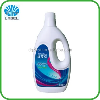Private Label Adhesive Detergent Sticker,Liquid Shampoo Bottle Label ...