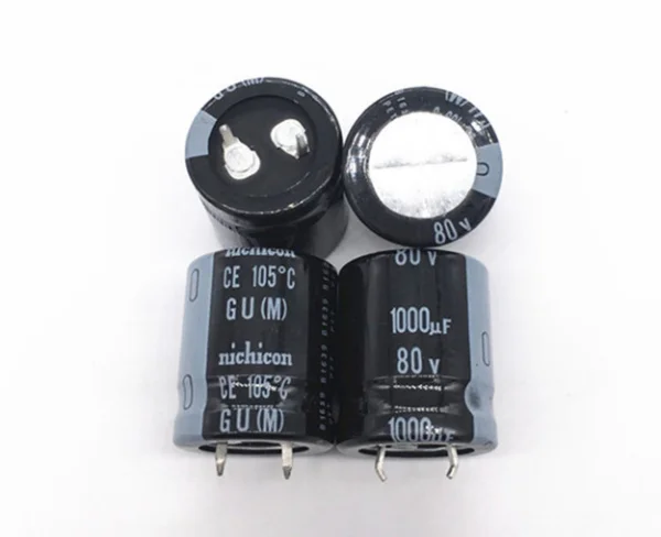 80v 1000uf Aluminium Electrolytic Capacitor 22*25mm - Buy 80v 1000uf ...