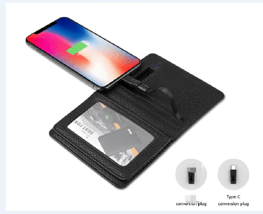 4000mah Slim Wallet Power Bank - Charge IOS & Android