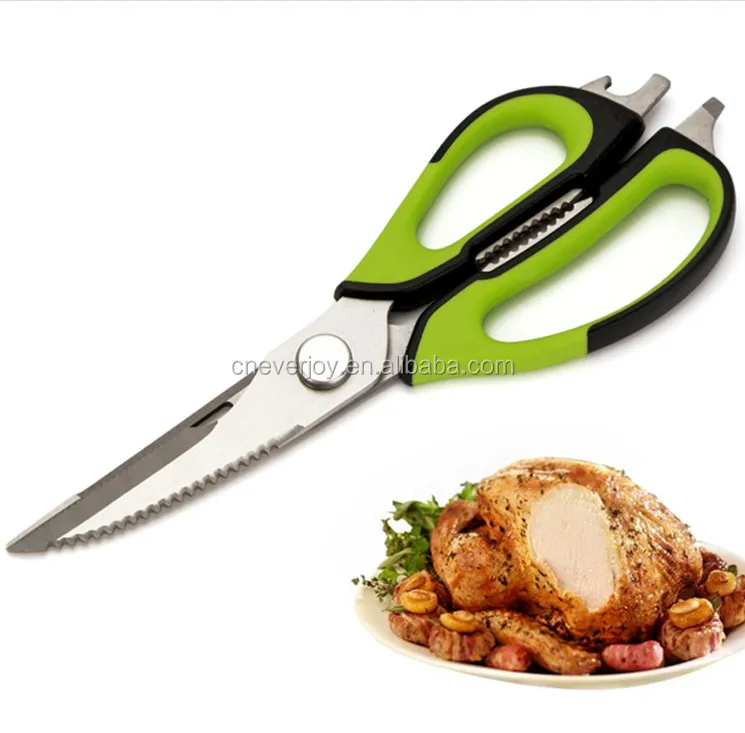 Customized Best Quality 304 S/s Multifunction Kitchen Scissor With ...