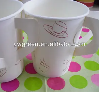Disposable Paper Coffee,Hot Drink,Tea Cups With Handles - Buy Paper ...