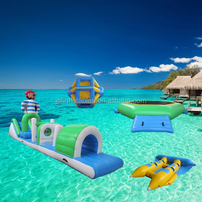 2021 Ocean Theme Water Park - Inflatable Slide & Pool