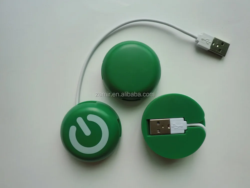 Round Shape 2.0 Version Usb Hub With 4 Usb Ports - Buy Usb Hub Product ...