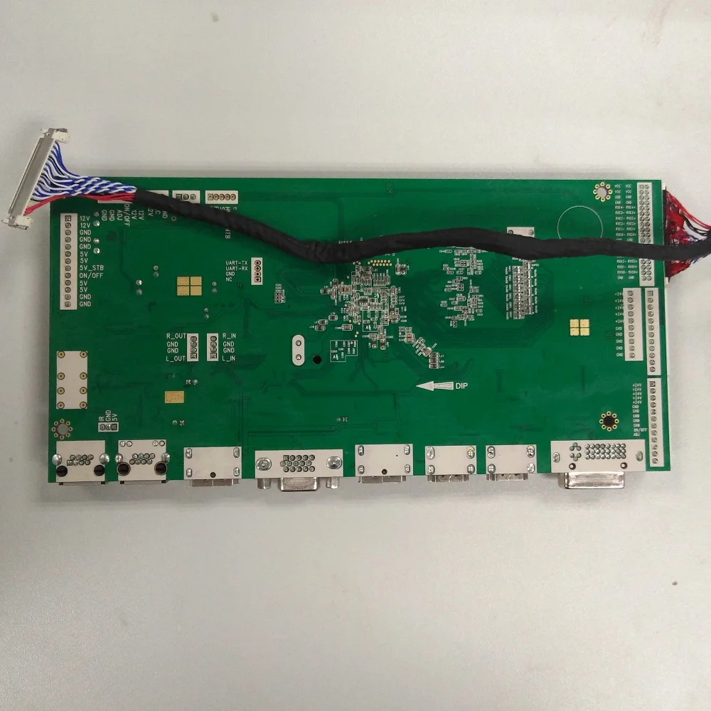 1x2 Video Wall Controller Lcd Segment Display 4k Splicing Controller Board For Supermarket Shelf ...