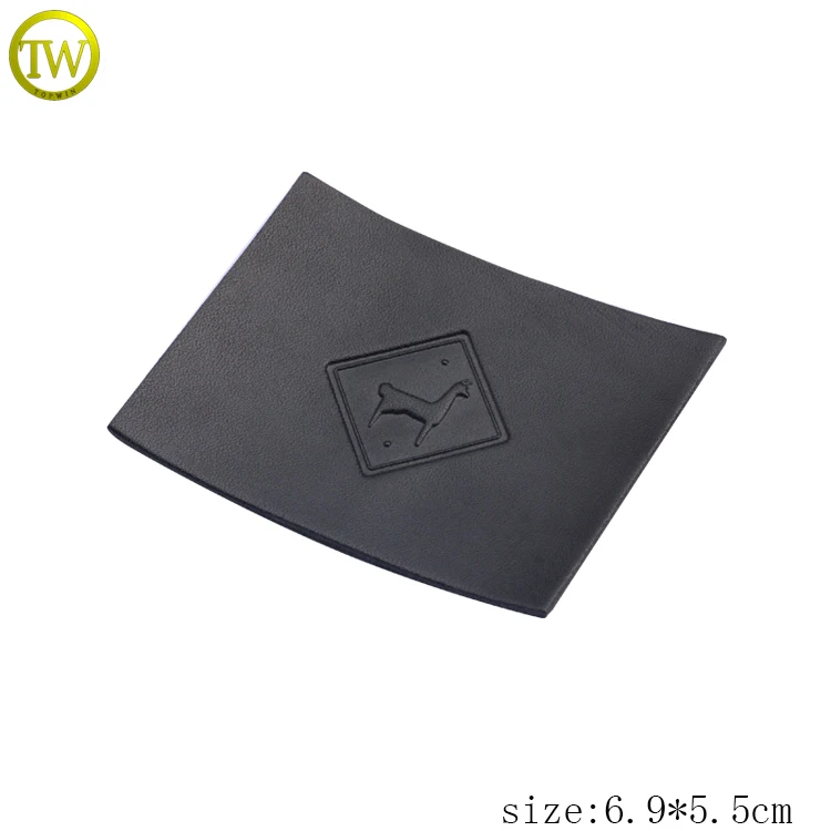 Benutzer Definierte Echte Schwarze Leder Logos,Die Namens-leder ...