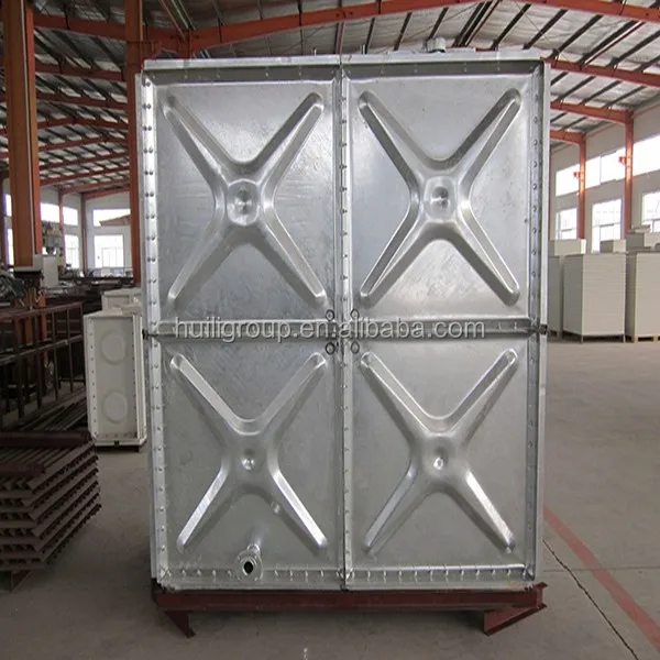 Hot Dip Galvanized Steel Carbon Steel Rectangular Water Tank - Buy ...