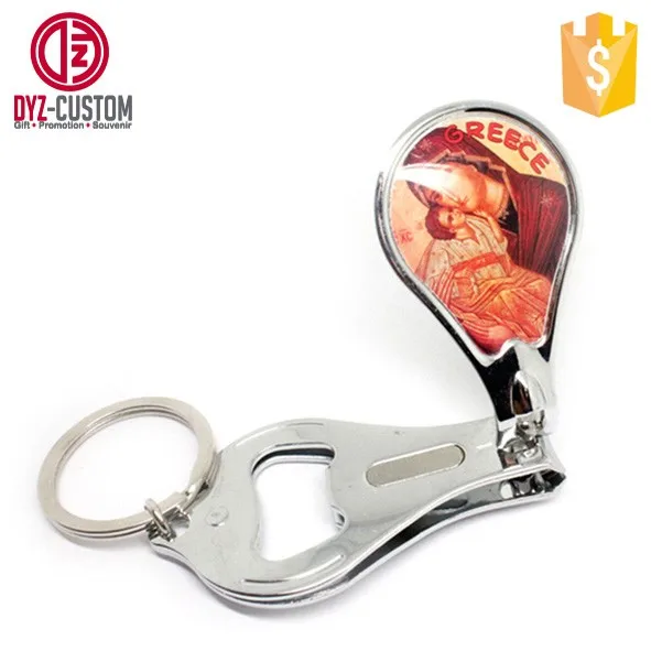 Custom Nail Clipper Keychain Greece Souvenir Nail Clipper Keychain With ...