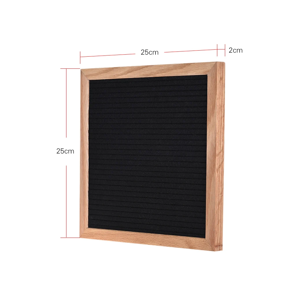 Free Sample Custom Black Felt Alphabet Board Oak Handmade 346 Plastic ...