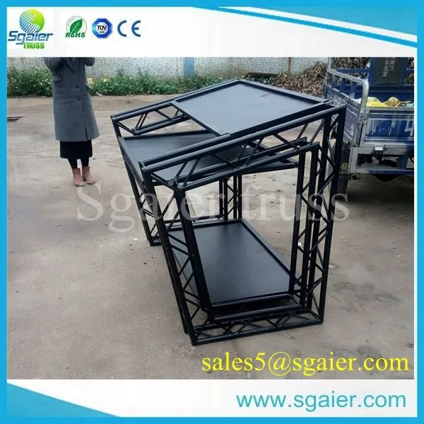 Aluminum Portable Dj Booth Truss Table For Club - Buy Dj Booth Truss ...