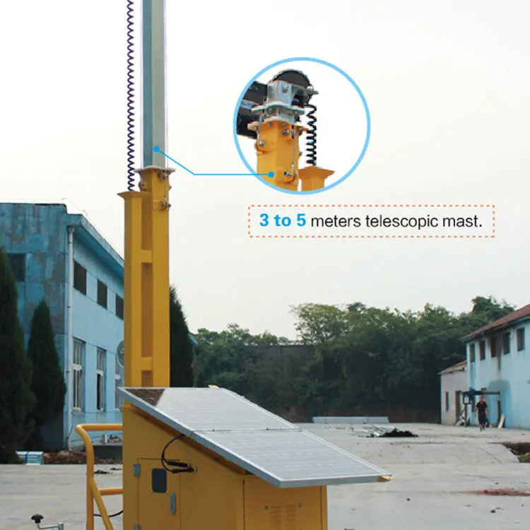 Electric Mast Mobile Light Tower For Street Lighting - Buy Electric ...