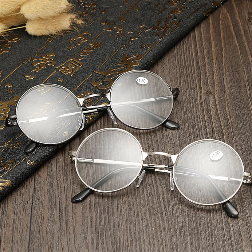 Round Spectacle Reading Glasses For Metal Frame Glasses Plain Mirror ...