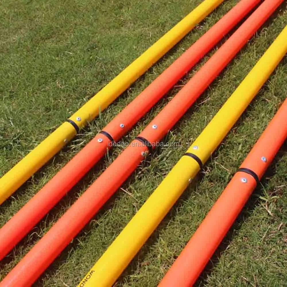 Adjustable Folding Plastic Pole Agility Training Soccer Equipment ...