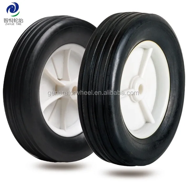 8 Inch Solid Rubber Wheels For Golf Pull Cart,Hotel Luggage Cart ...