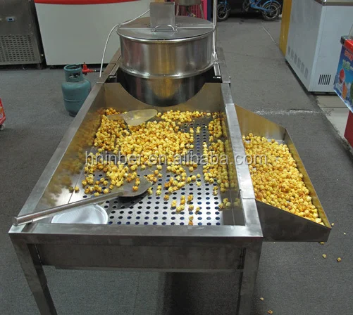 China Automatic Industrial Commercial Gas Caramel Popcorn Making Maker ...
