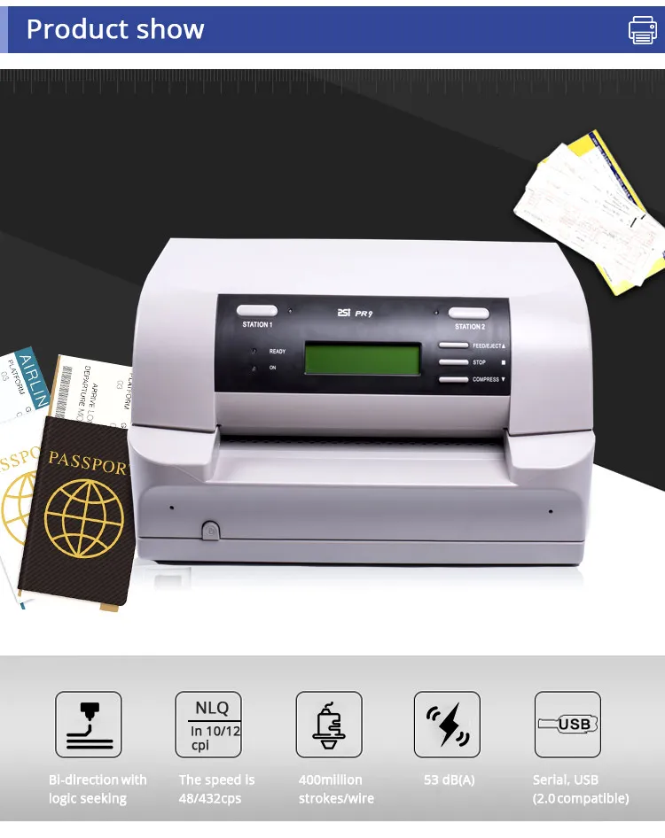 Bank Printer Psi Pr9/pr90 High-quality Passbook Printer - Buy Psi Pr9 ...