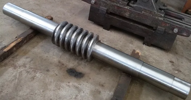 2000mm 42crmo4 Steel Forging Long Worm Gear Shaft - Buy Long Worm Gear ...