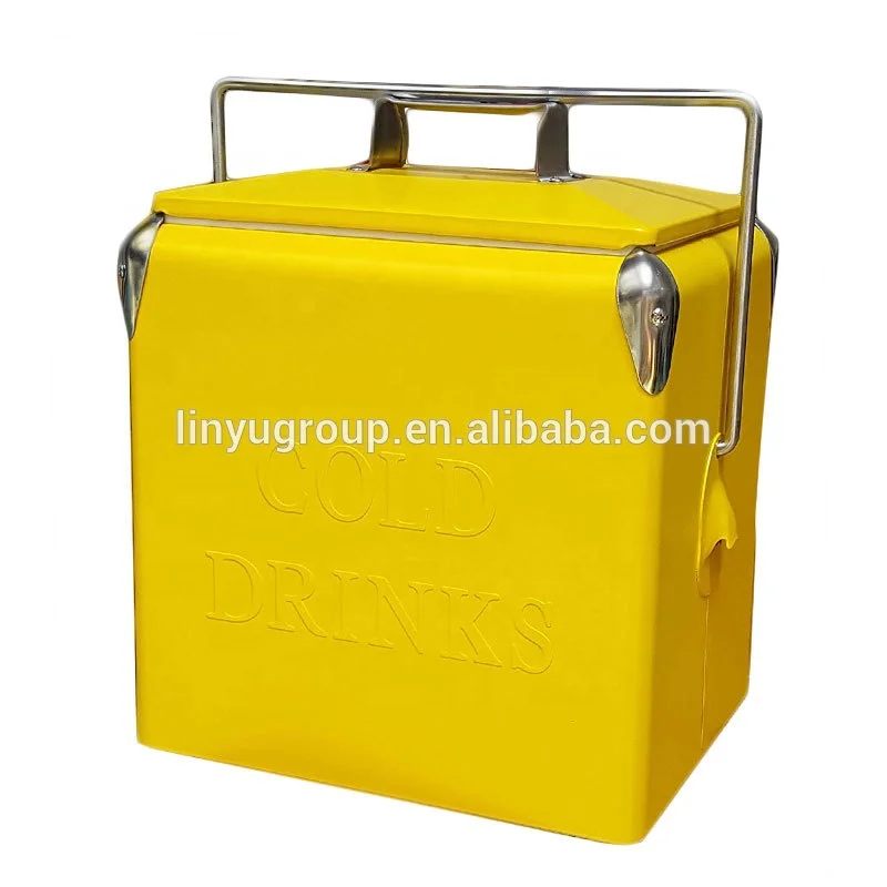 Picnic Set 13l Small Metal Ice Bucket Steel Cooler - Buy Small Bucket ...