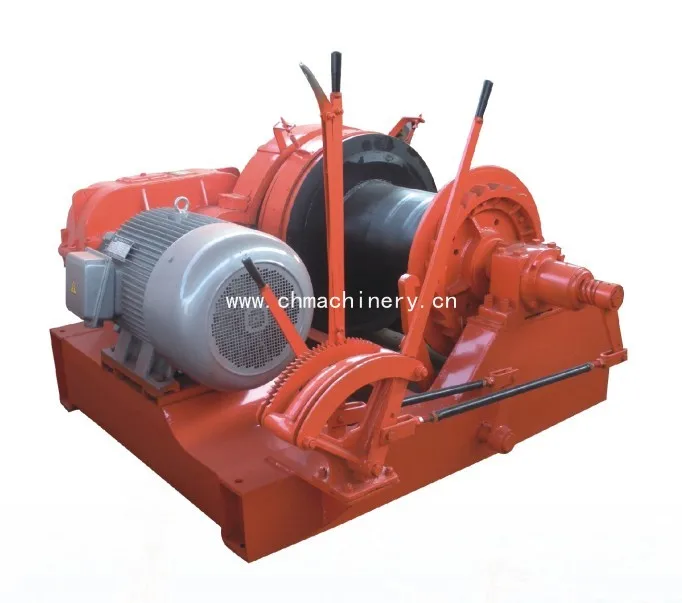 Electric Free Fall Winch For Pile Driver Marine Tugboat Hand Brake Used ...