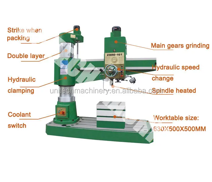 Z3050x16/1 Radial Drill Press Machine - Buy Radial Drill Press,Mini ...