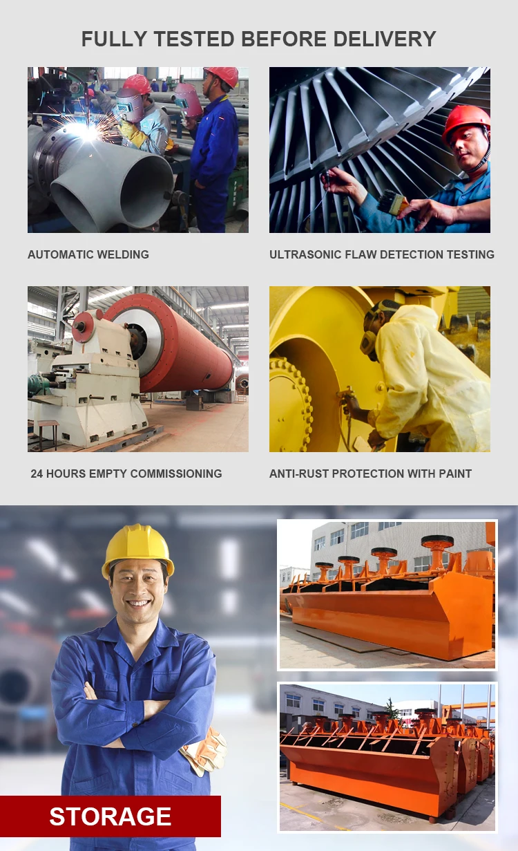 Wemco Reverse Column Zinc Pyrite Coal Mining Mineral Iron Copper Ore ...