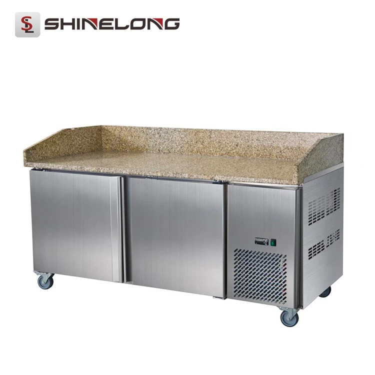 2/3 Doors Commercial Sandwich Pizza Prep Table Refrigerator - Buy Pizza ...