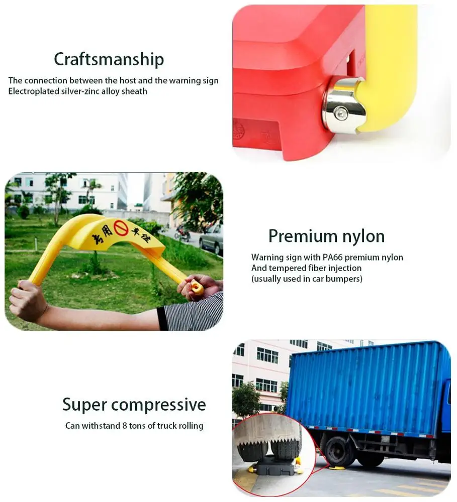 Factory High Quality Remote Control Parking Barrier Car Lock - Buy ...