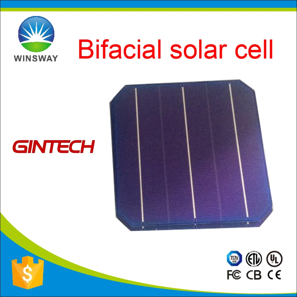 Wholesale Gintech High Efficiency Bifacial Mono Solar Cell - Buy ...