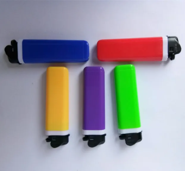 Round Bottom Cheap Plastic Disposable Lighters With Solid Color - Buy ...