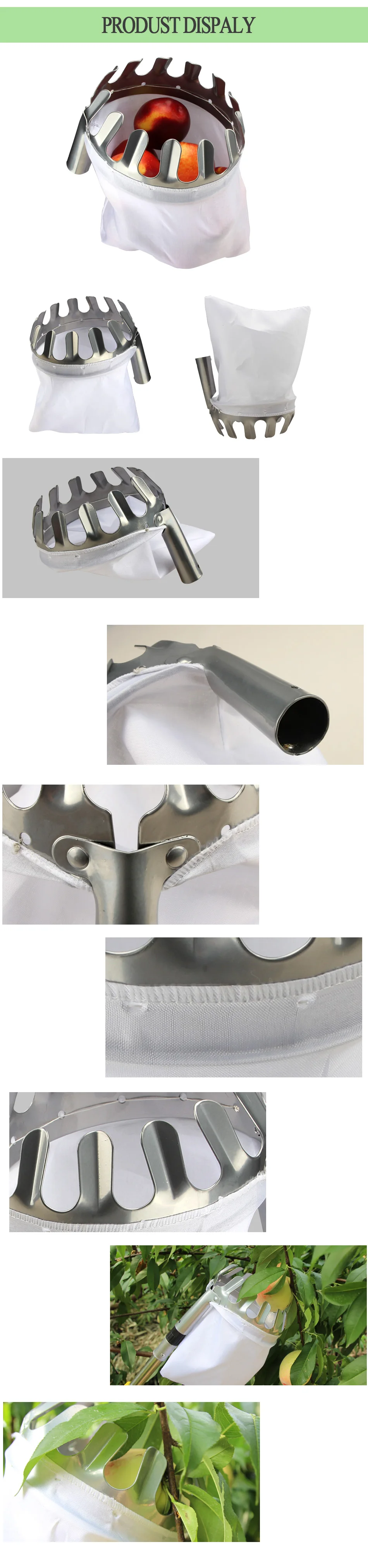 Dewande Professional Metal Avocado Fruit Picker Head With Bag Fruit ...