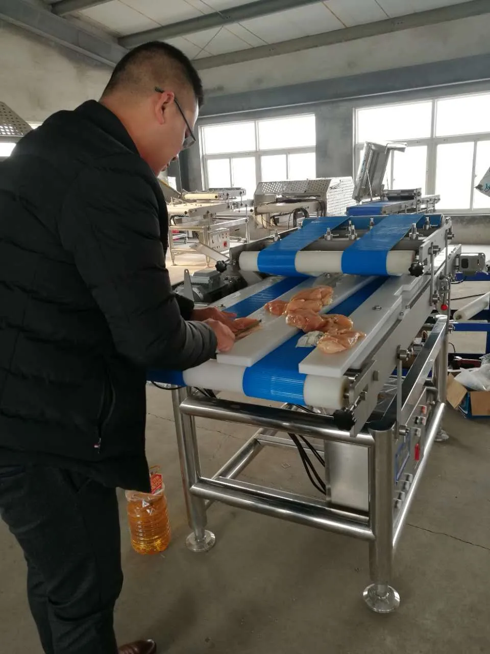 Affordable Double Lanes Boneless Poultry Cutting Machine Hkqpj500-vii ...