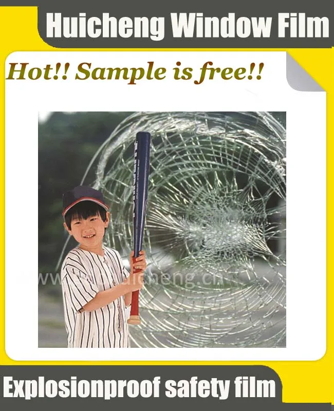 Shatter Resistant Glass Window Film Transparent Safety Glass Protection ...