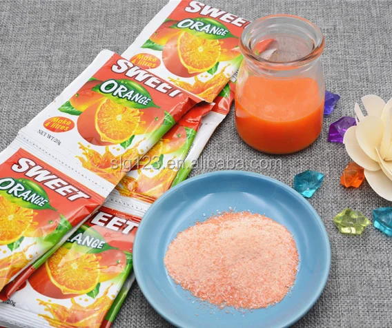 20g Instant Sweet Pop Drink Juice Powder Mango Orange Lemon Fruity ...
