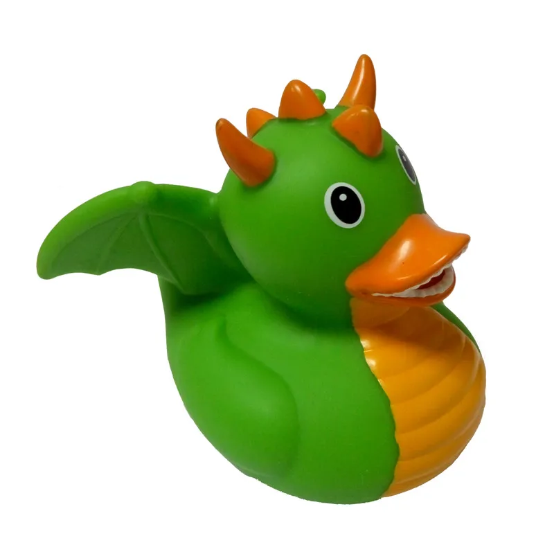Custom Funny Dragon Floating Duck Dragon Rubber Pvc Bath Ducks Toys For ...