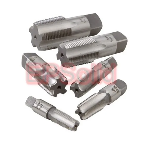 6pcs In Set Npt Thread Tap Male Pipe Tap Fittings Set Size From Npt1/4 ...